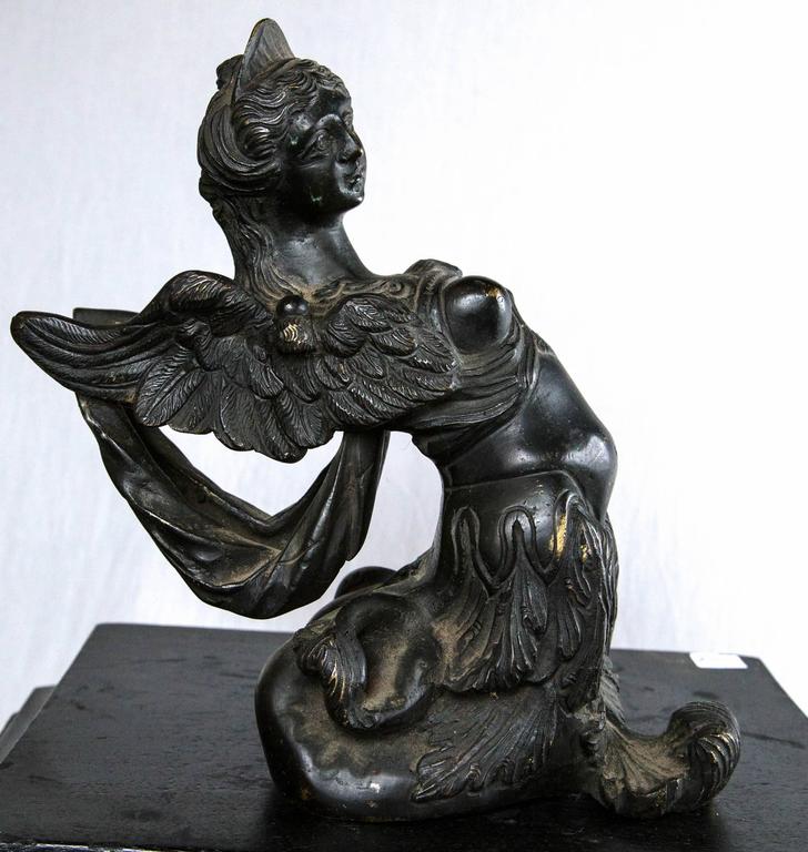 Pair of Italian Renaissance Bronze Female Figures at 1stDibs
