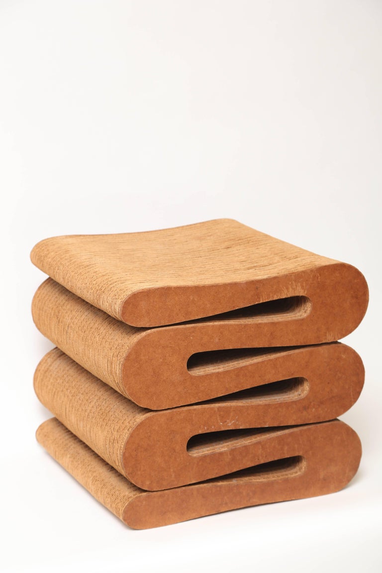 Vintage Frank Gehry "Wiggle Stool" at 1stDibs | frank gehry stool ...