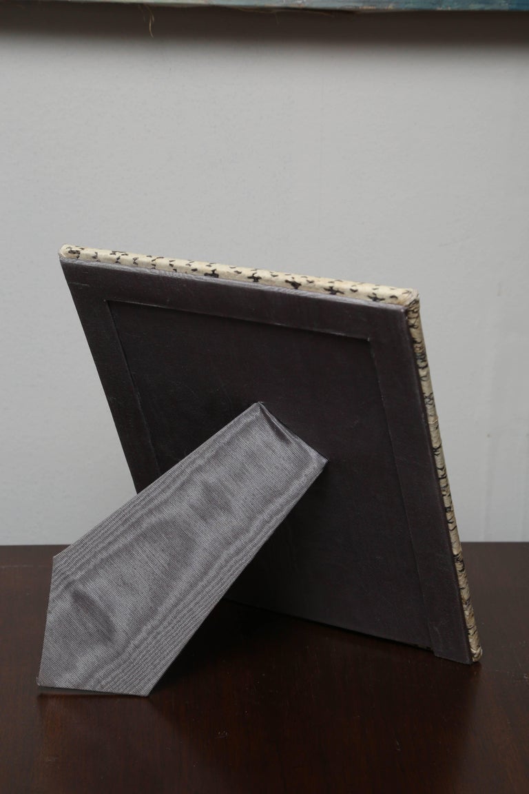 Vintage Snakeskin Picture Frame at 1stDibs