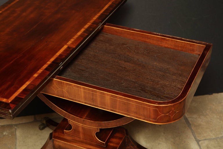 Pair of Regency Card Tables at 1stDibs
