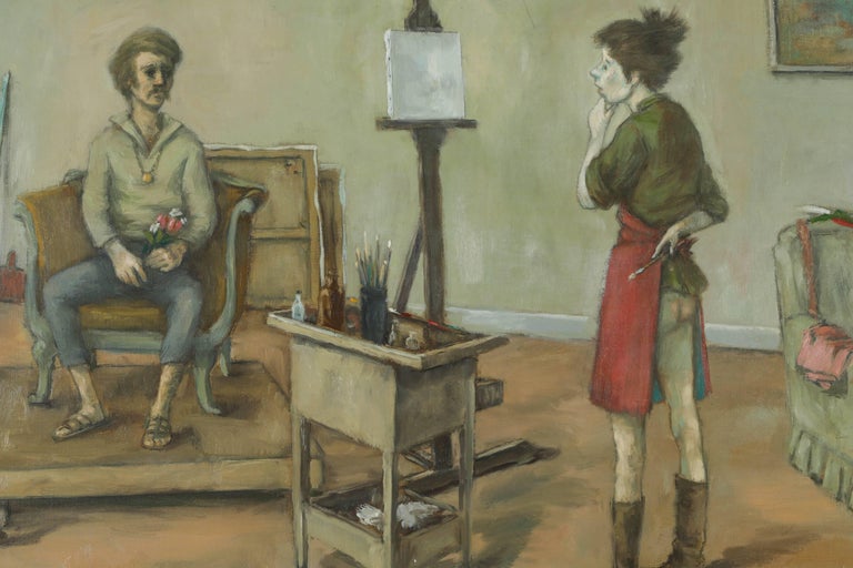 1969 Paintings by American Artist, Alexander Brook For Sale at 1stDibs