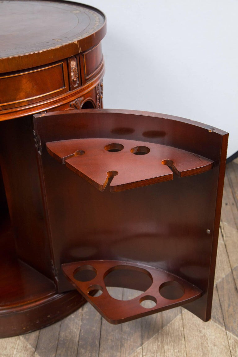 Revolving Bar Cabinet Table For Sale at 1stDibs