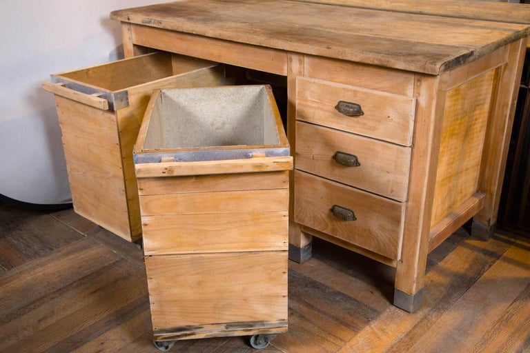 Belgium Bakery Bin Table For Sale at 1stDibs