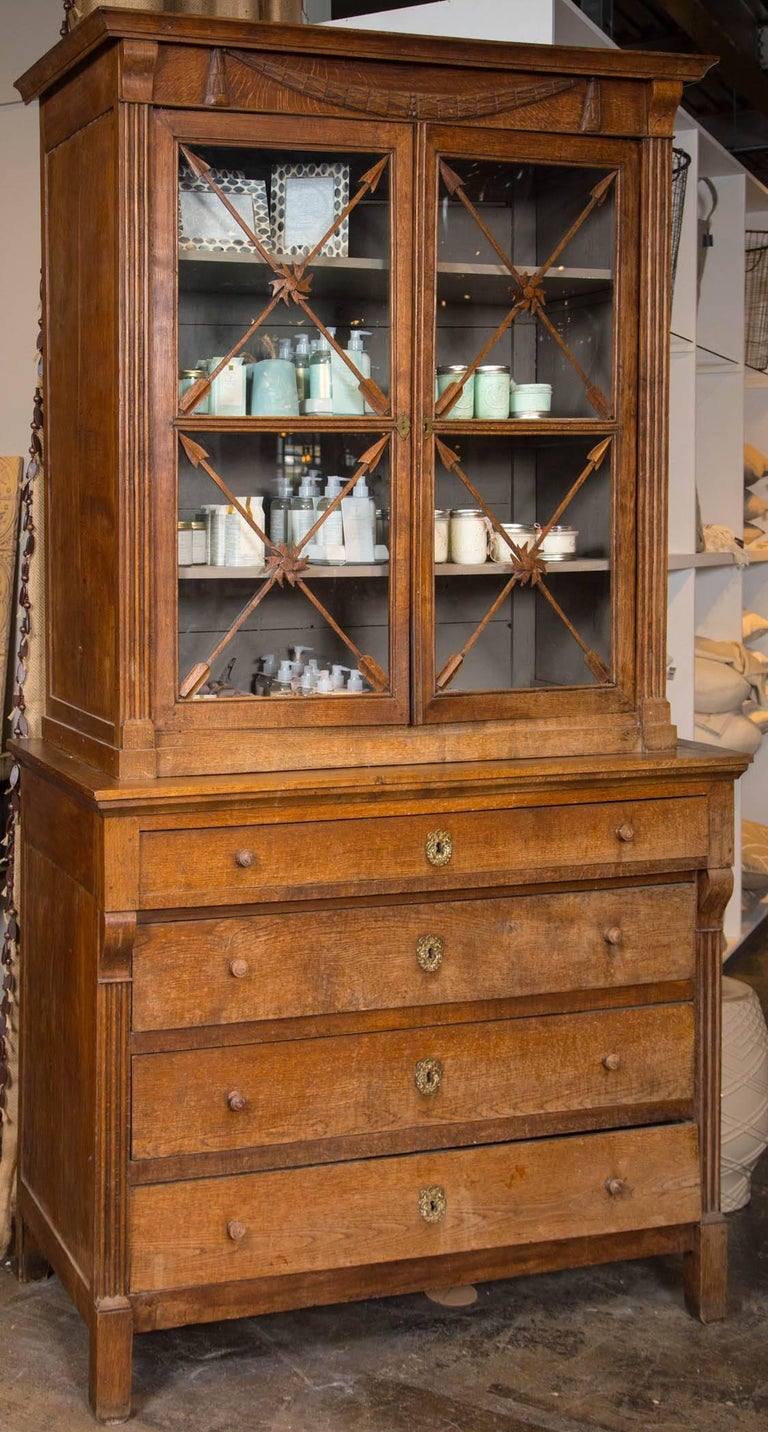 French Glass Front Buffet For Sale at 1stDibs