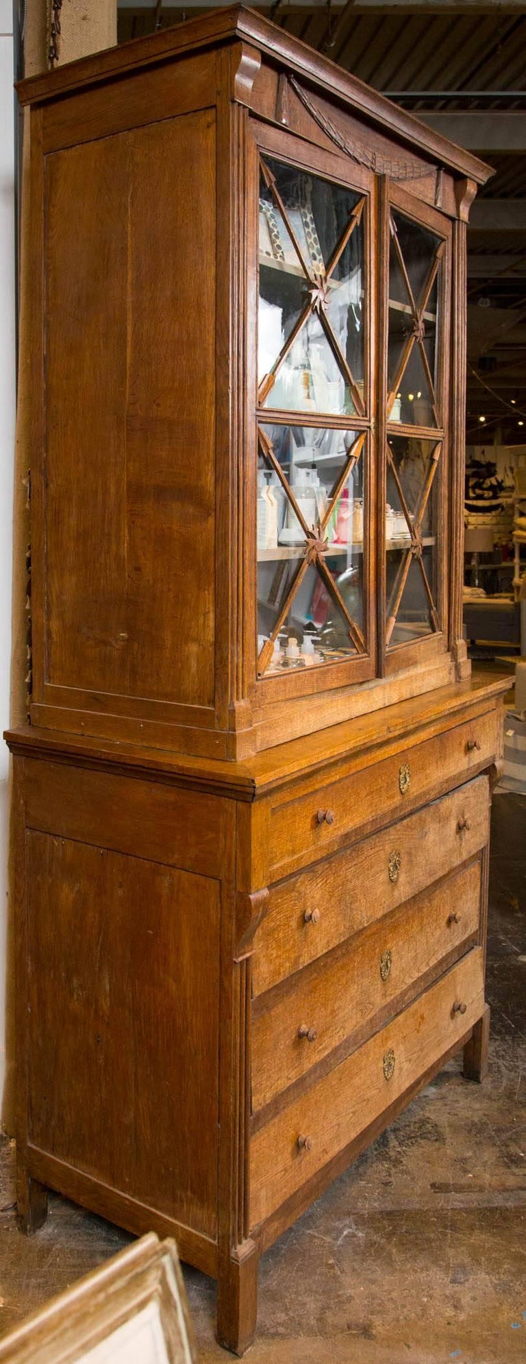 French Glass Front Buffet For Sale at 1stDibs