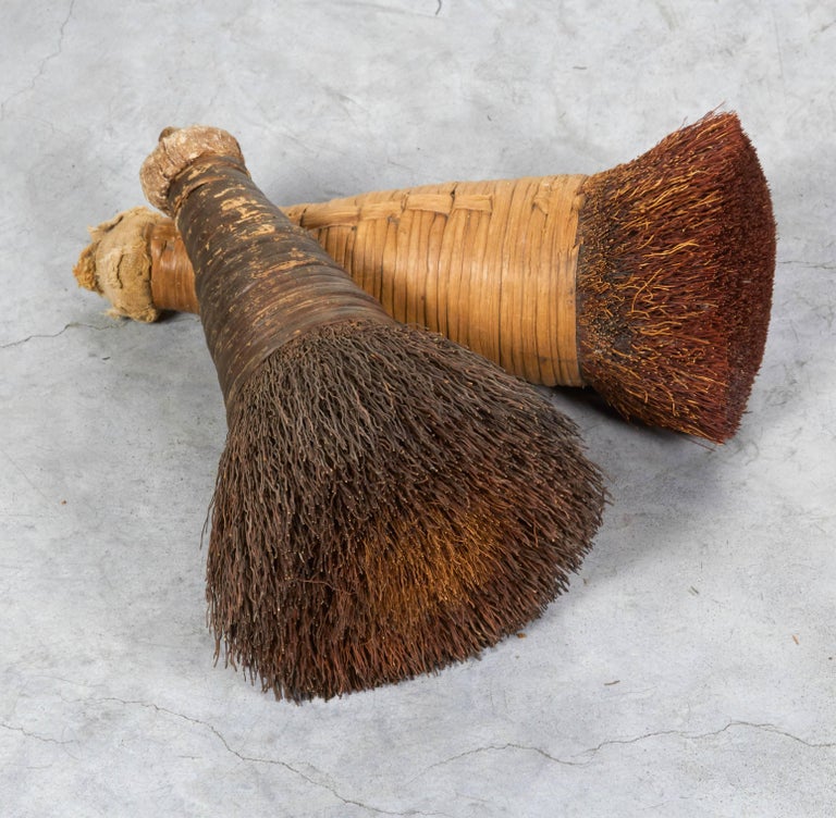 Pair of Handmade African Brushes at 1stDibs