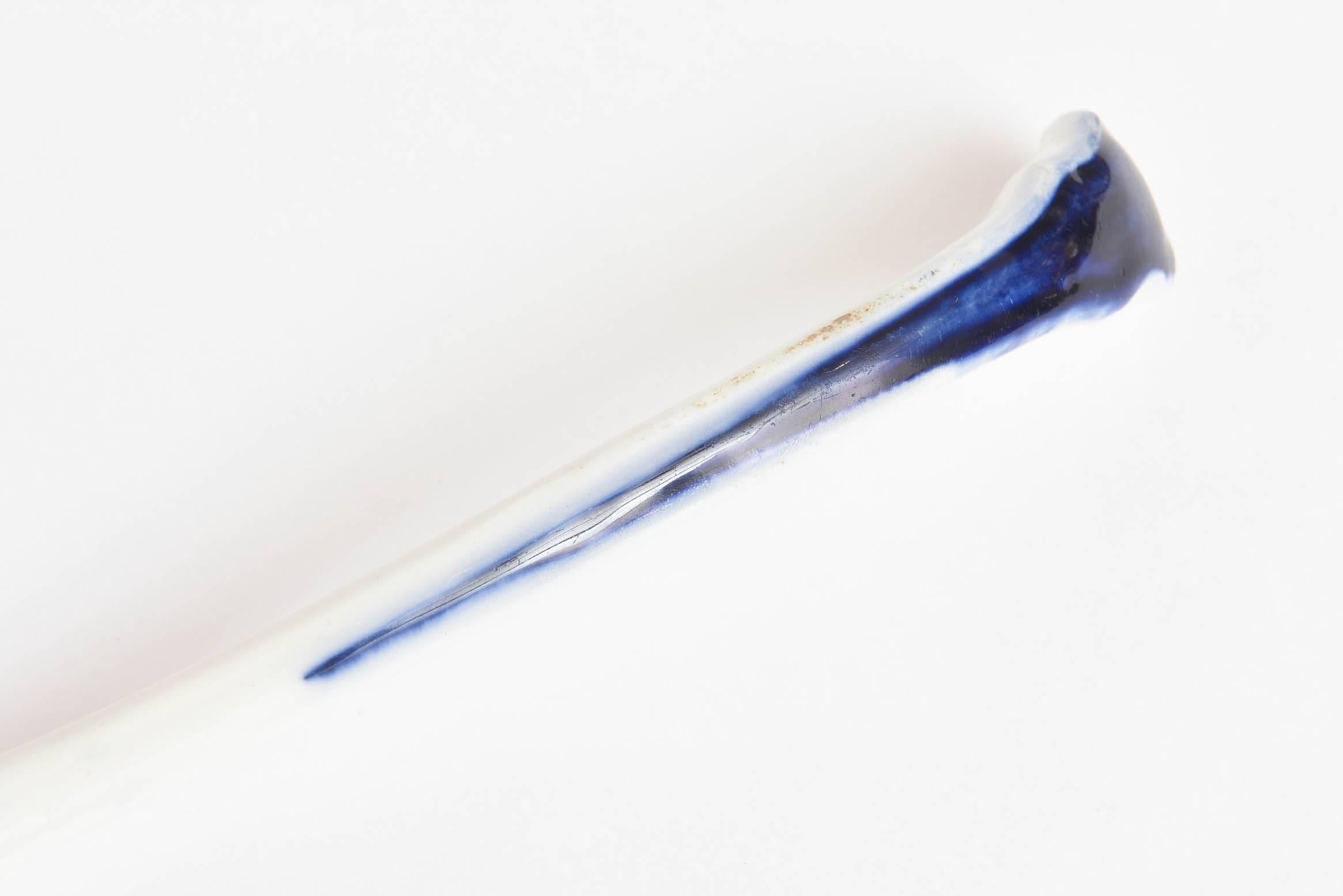 Porcelain Punch Ladle, Antique English Flo Blue at 1stDibs | porcelain ...