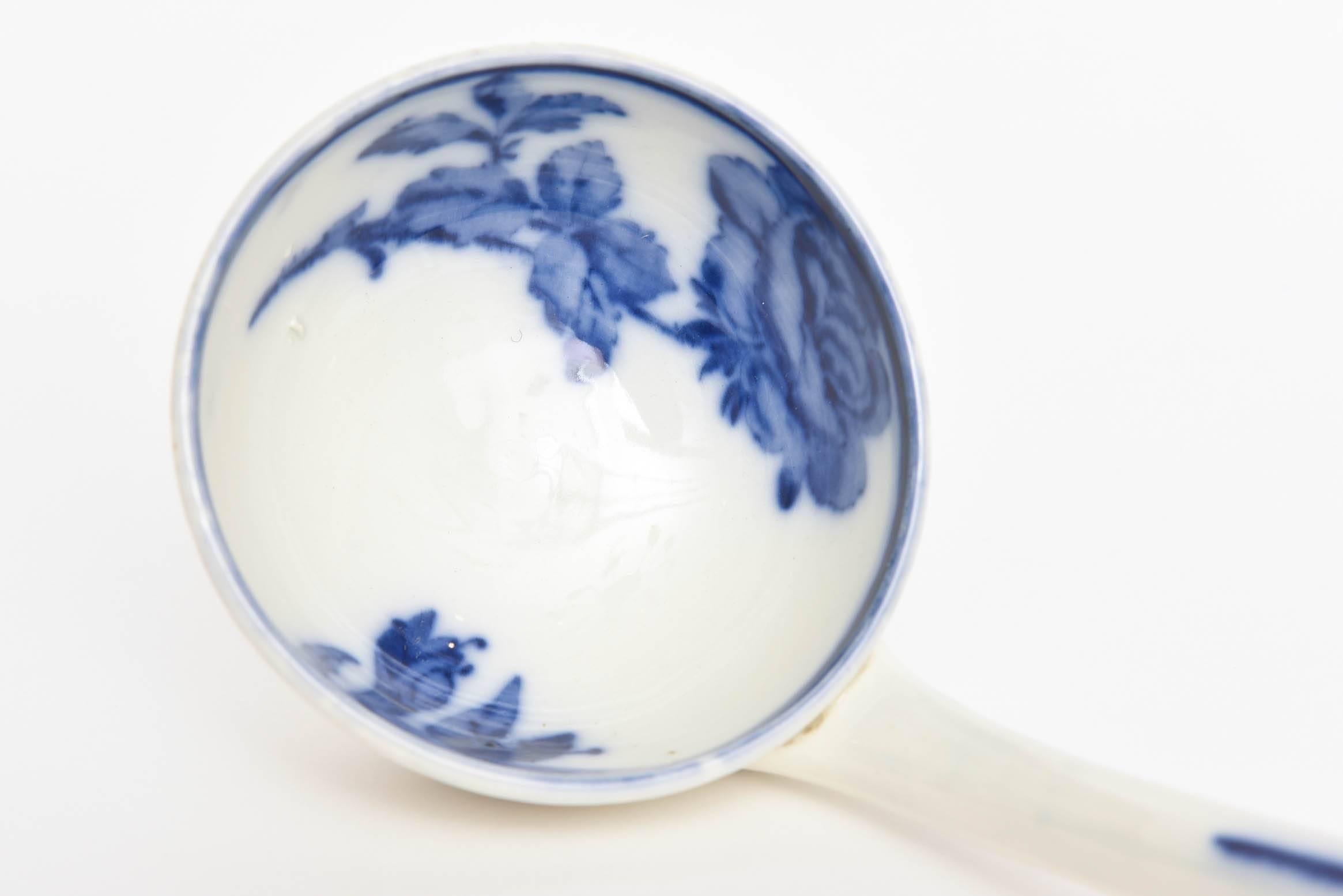 Porcelain Punch Ladle, Antique English Flo Blue at 1stDibs | porcelain ...