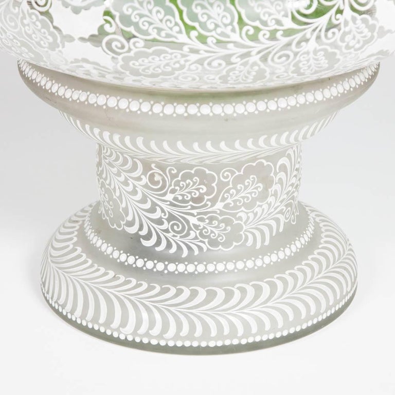 Mid-20th Century Glass Table Fountain For Sale at 1stDibs