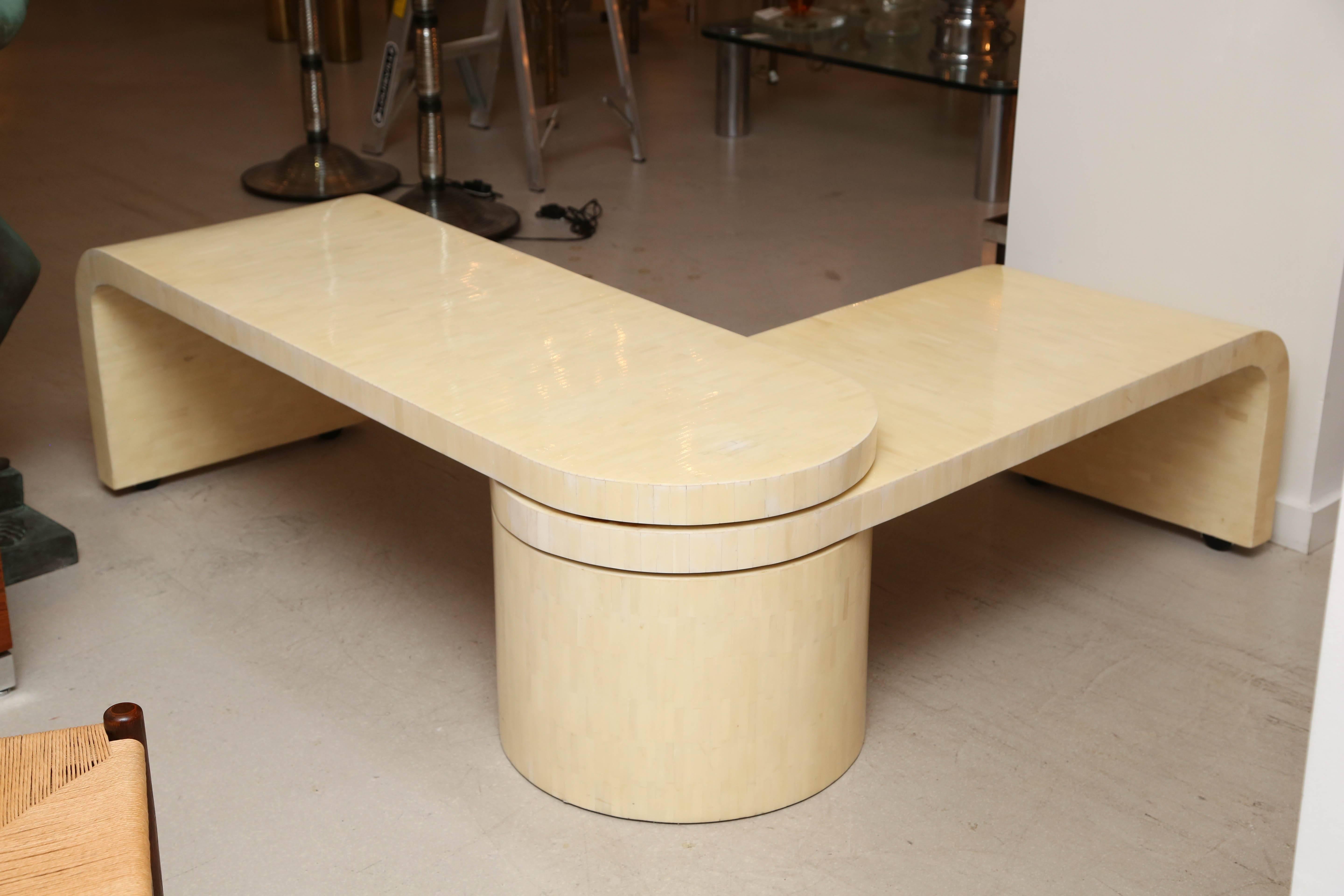 Retro Pivoting Coffee Table at 1stDibs