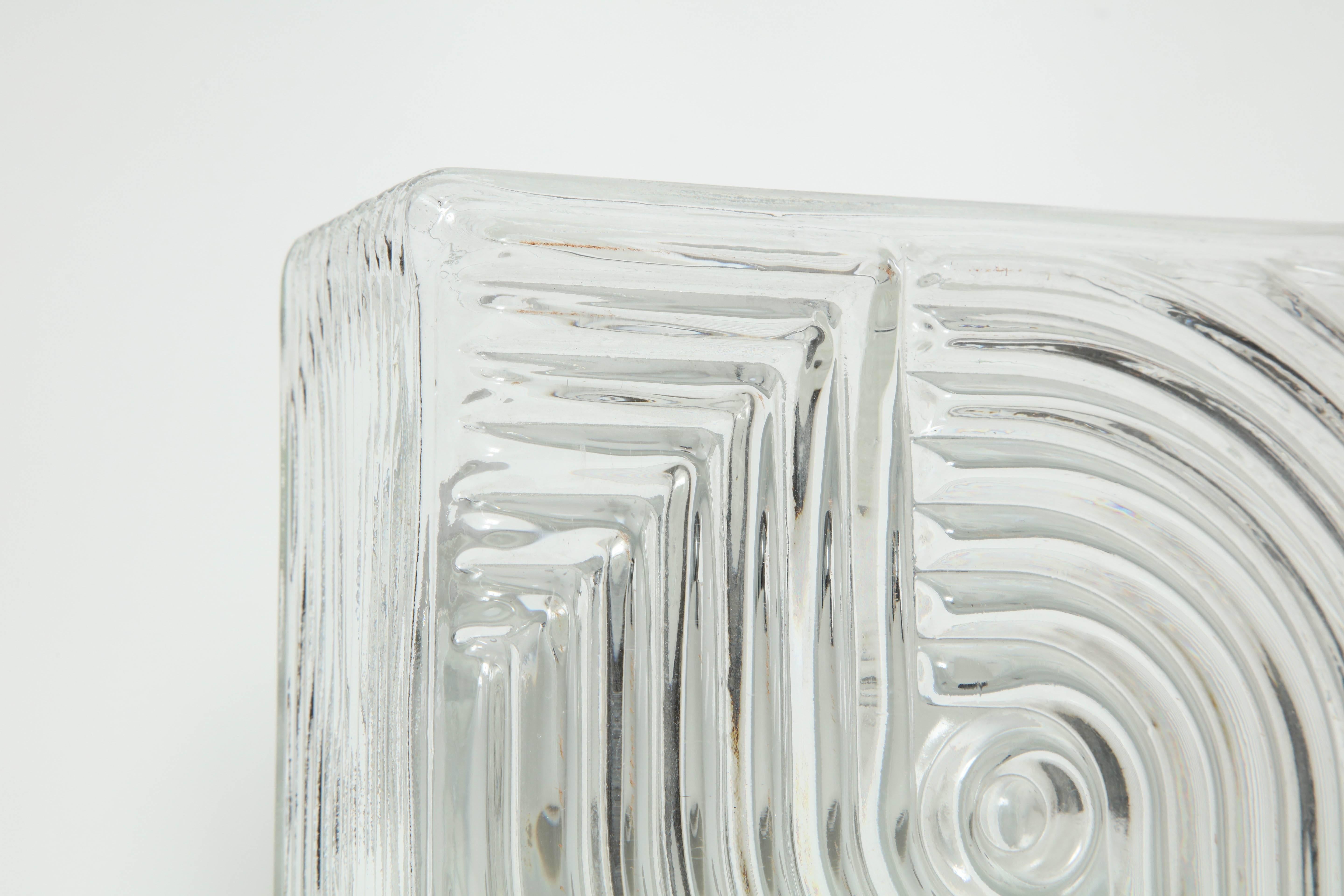 German Art Deco Glass Block Sconces at 1stDibs | are glass blocks dated ...