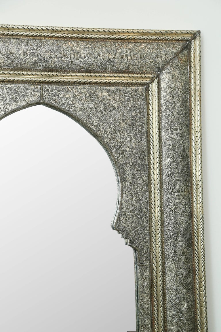 Beautifull Pair of Large Moroccan Keyhole Mirrors at 1stdibs