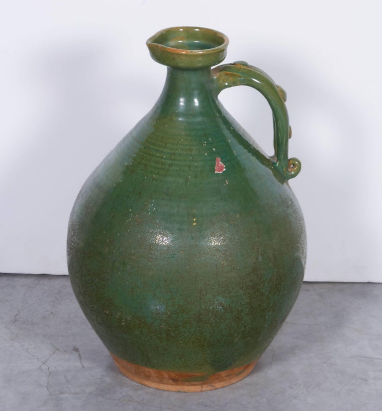 Large, Brightly Glazed Antique Chinese Ceramic Wine Jar at 1stDibs ...