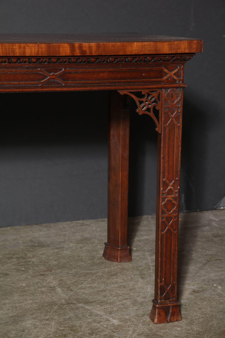 Irish Mahogany Console Table at 1stDibs