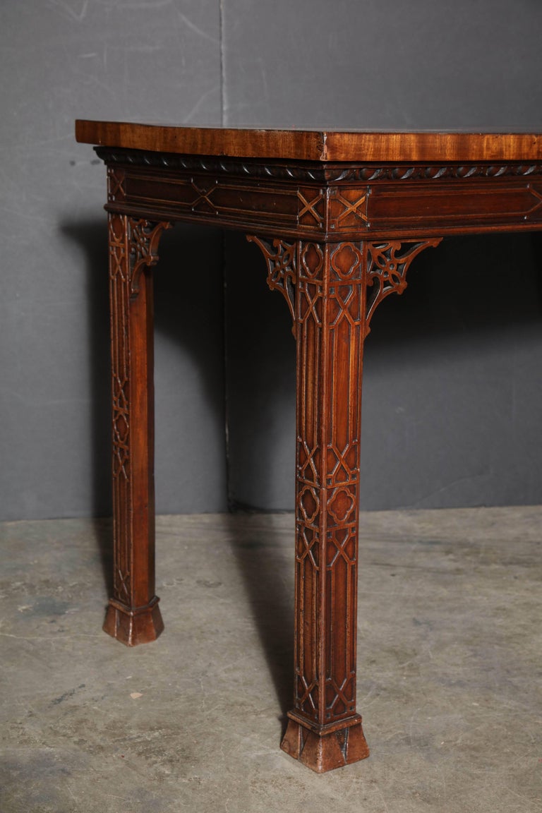Irish Mahogany Console Table at 1stDibs