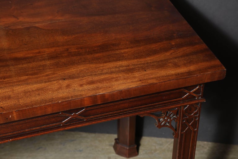 Irish Mahogany Console Table at 1stDibs