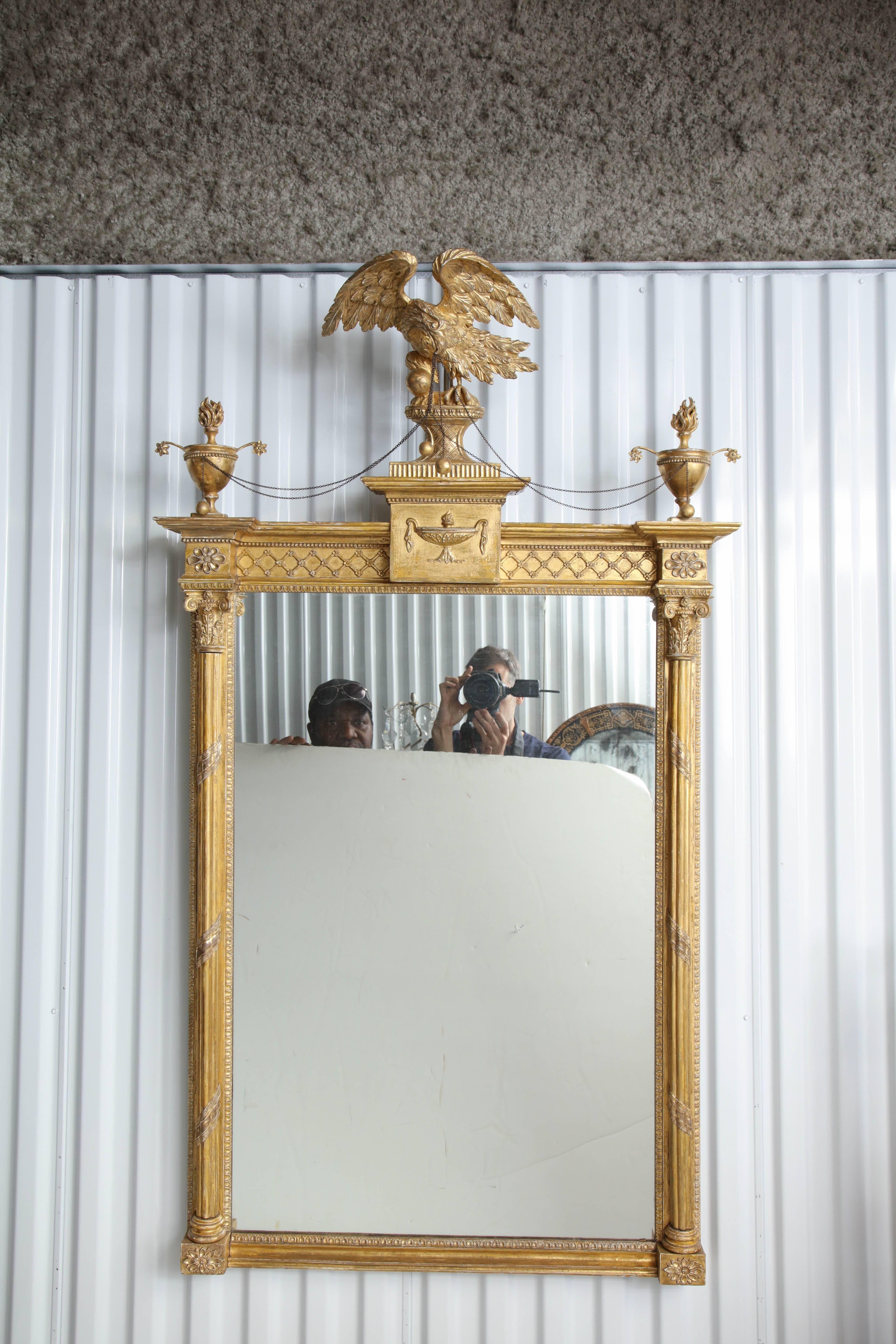 Federal Giltwood Pier Mirror at 1stDibs