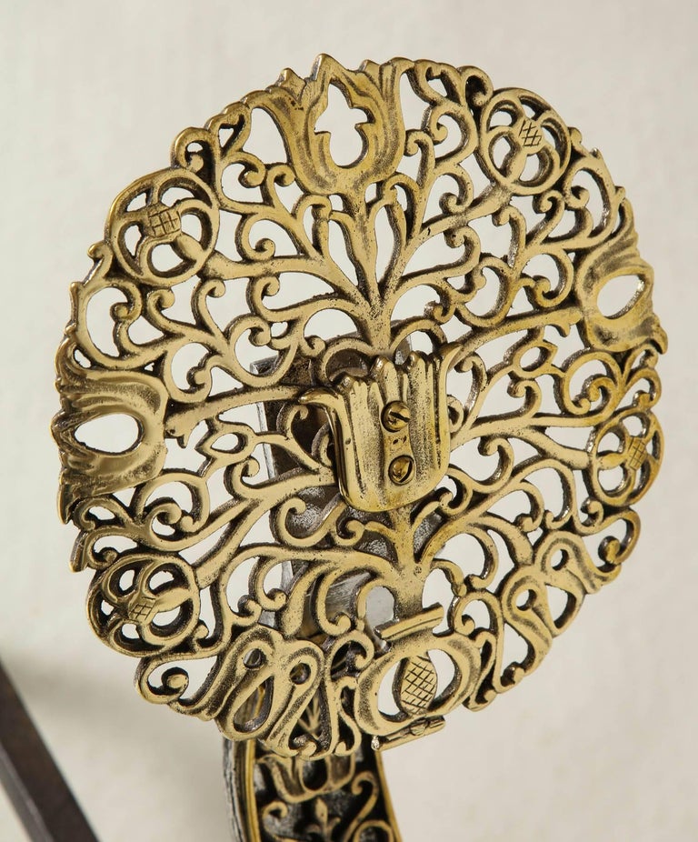Tree-of-Life Andirons For Sale at 1stDibs