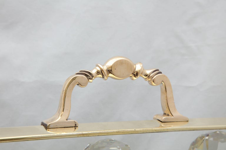 Rare, Victorian, Solid Rose Brass Three Bottle Tantalus at 1stDibs