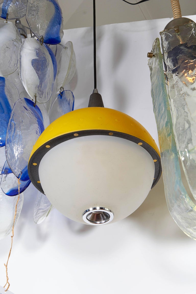 Italian 1980s Memphis Style Pendant Light at 1stDibs