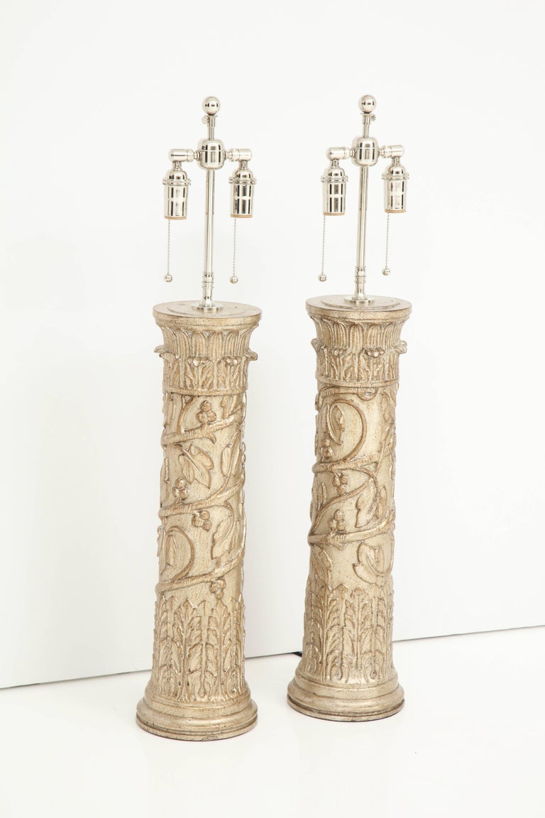 Pair of James Mont Lamps For Sale at 1stDibs