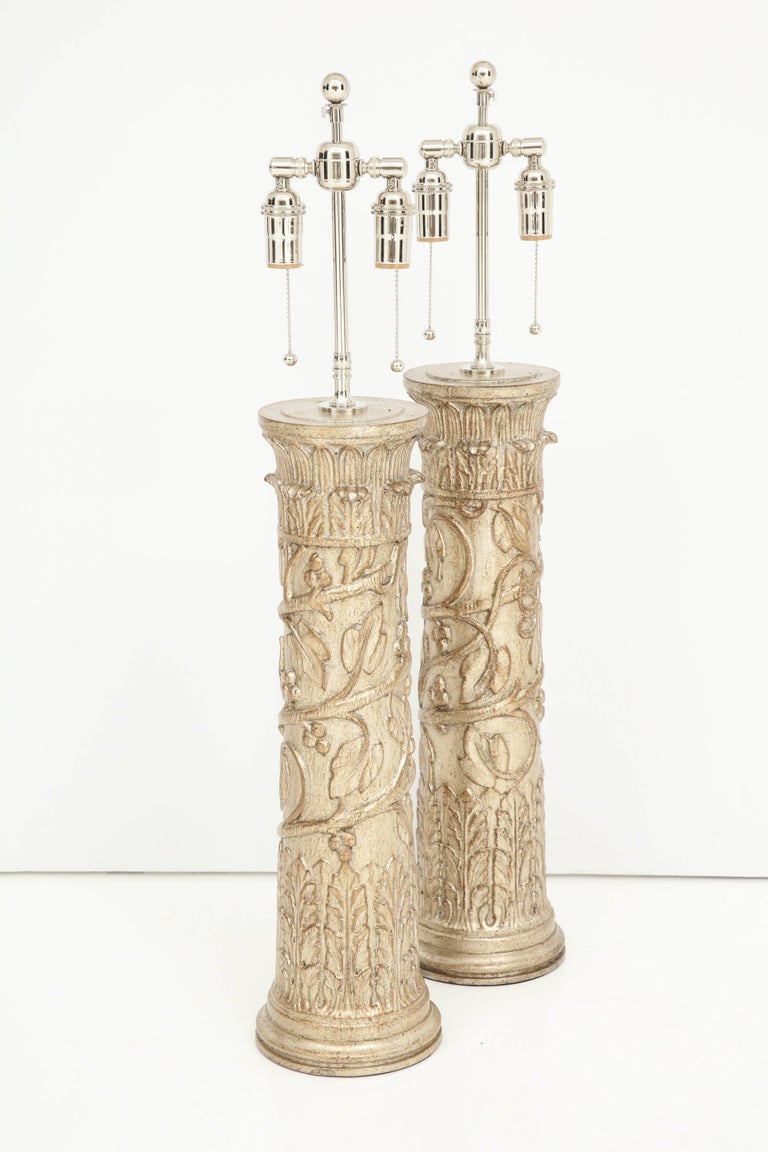 Pair of James Mont Lamps For Sale at 1stDibs