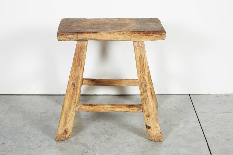 Classic Antique Chinese Stool, Great Patina at 1stDibs