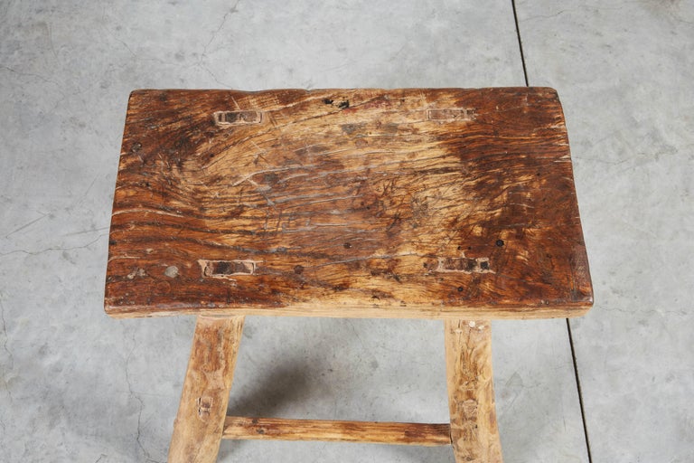 Classic Antique Chinese Stool, Great Patina at 1stDibs