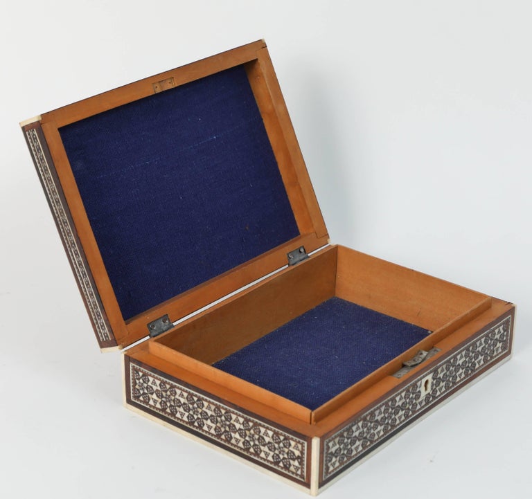 Fine Antique Syrian Mother-of-Pearl Inlay Box at 1stDibs