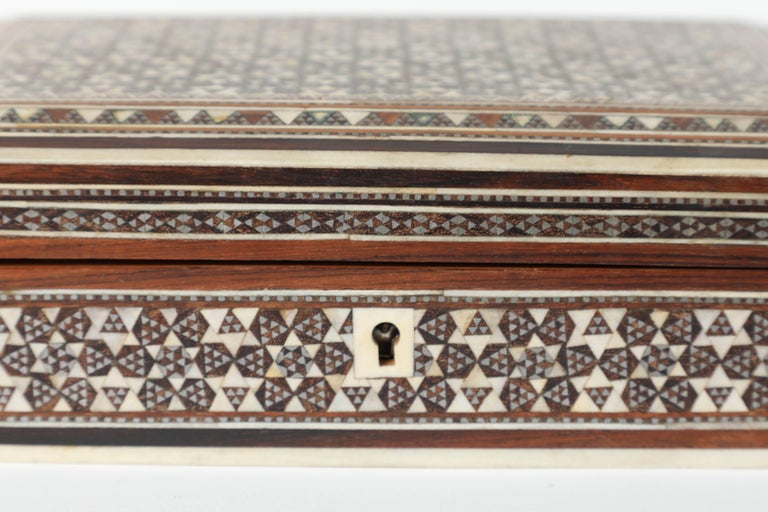 Fine Antique Syrian Mother-of-Pearl Inlay Box at 1stDibs