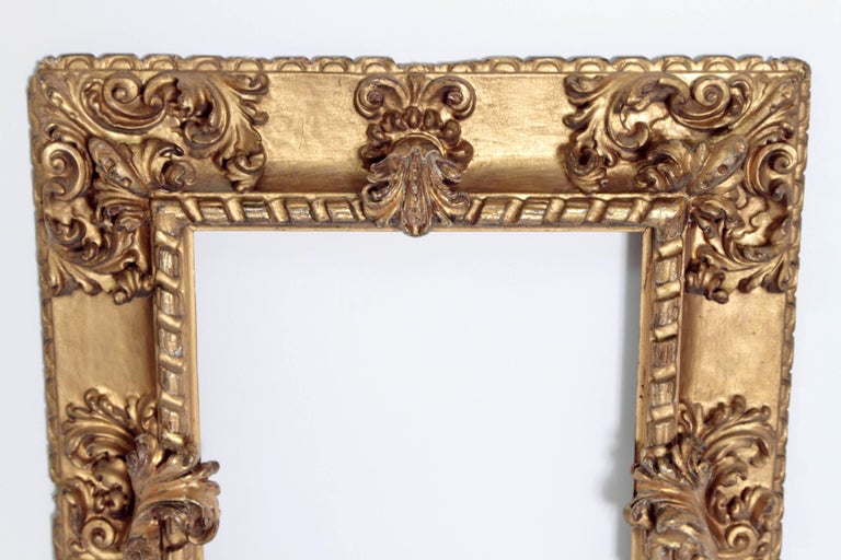 Rare 17th Century Giltwood Italian Picture Frame at 1stDibs