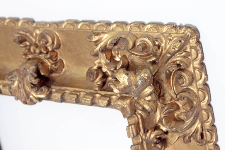 Rare 17th Century Giltwood Italian Picture Frame at 1stDibs