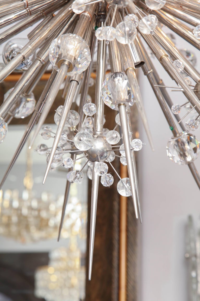 Custom Austrian Crystal Spiked Sputnik Chandelier For Sale at 1stDibs ...