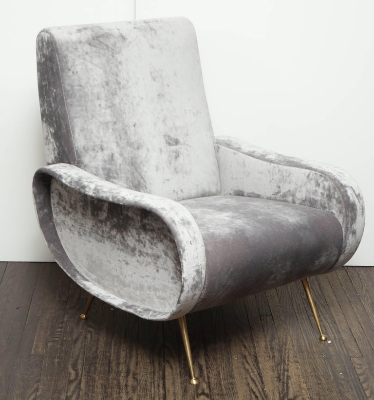 Pair of Midcentury Italian Club Chairs at 1stDibs