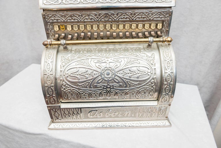 Antique Nickel Plated Cash Register by Osborn Co. For Sale at 1stDibs ...