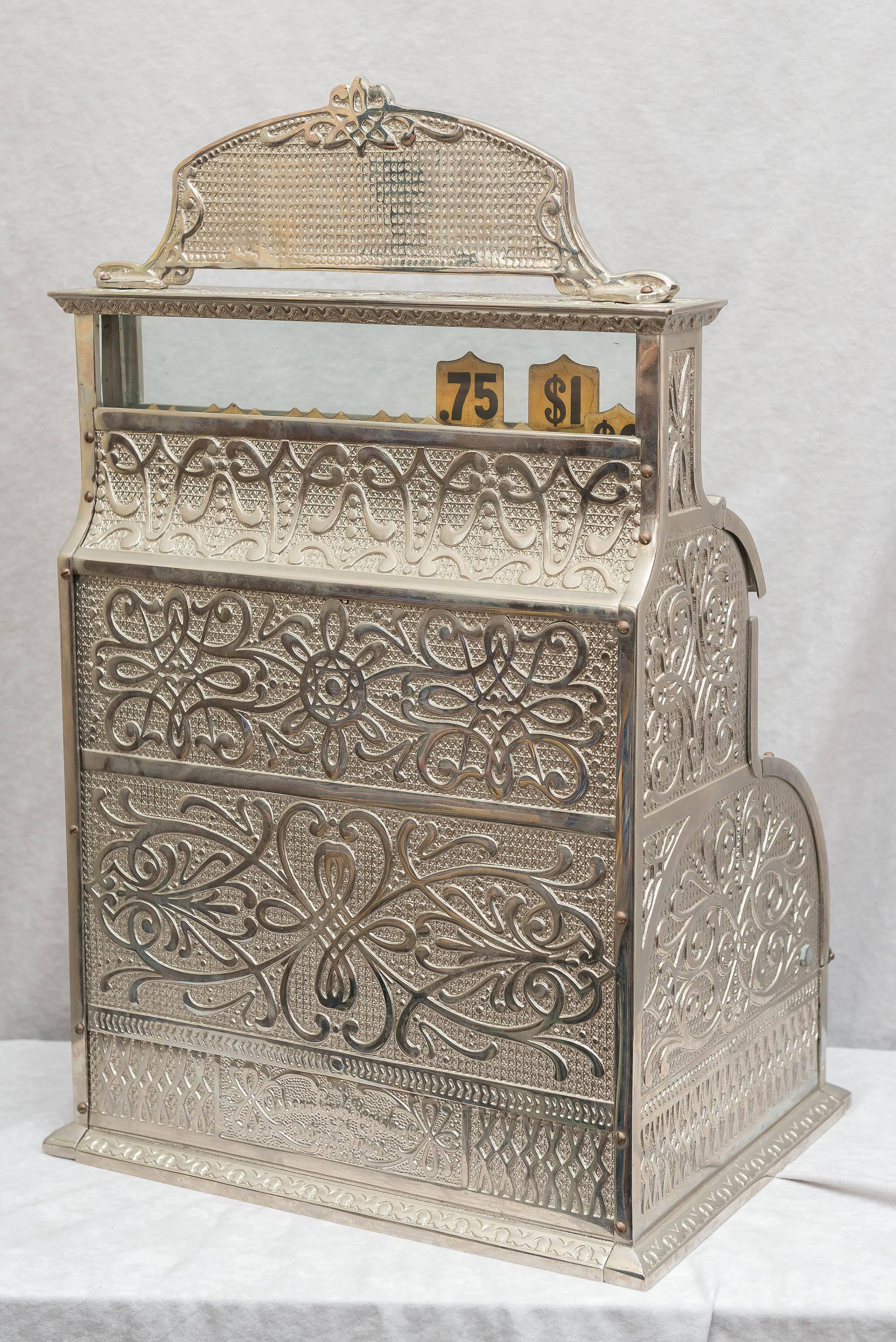 Antique Nickel Plated Cash Register by Osborn Co. For Sale at 1stDibs ...