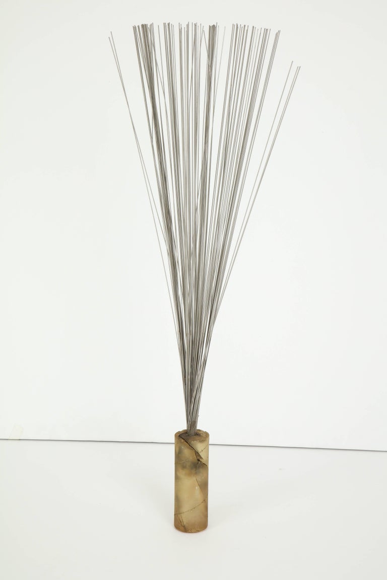Resin and Steel Rods Kinetic Sculpture at 1stDibs