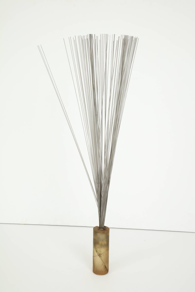 Resin and Steel Rods Kinetic Sculpture at 1stDibs