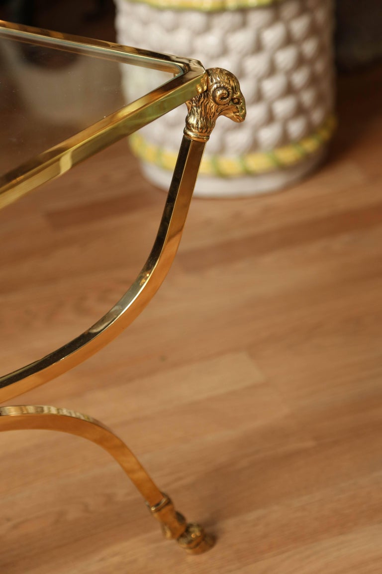 Ram's Head Cocktail Table by Maison Jansen at 1stDibs