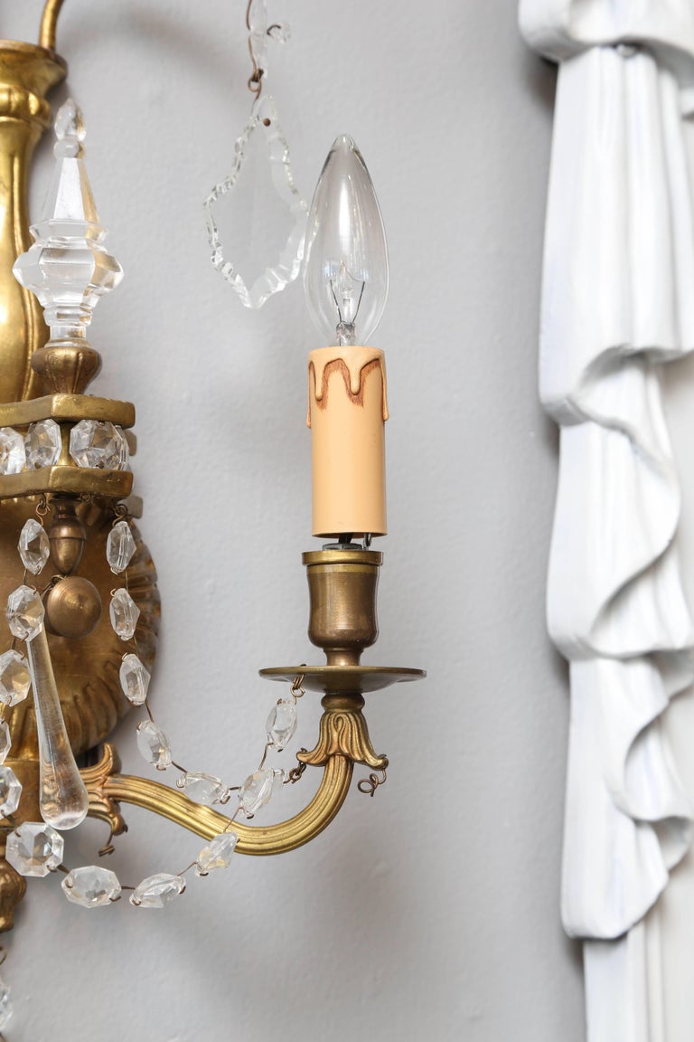 Pair of Classic Italian Sconces For Sale at 1stDibs