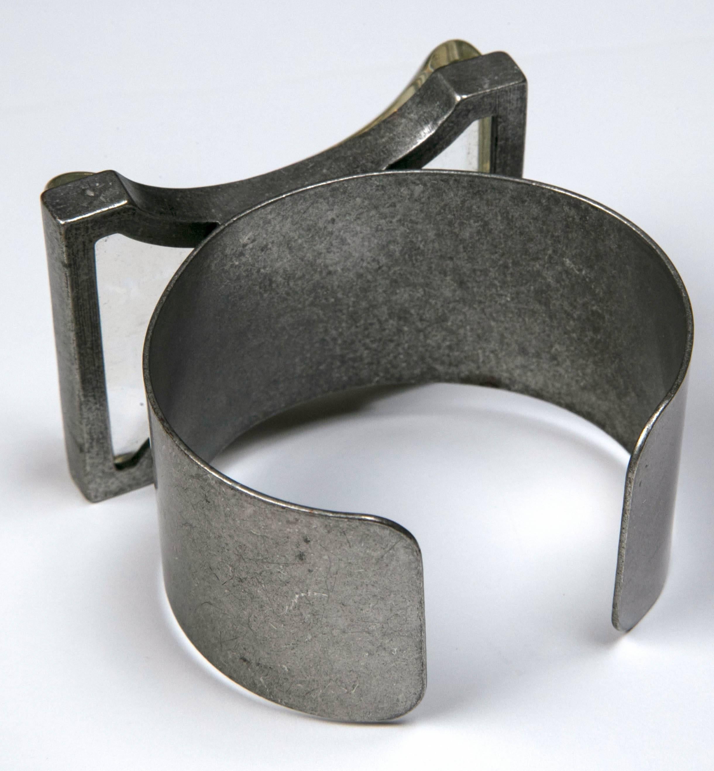 1970s San Francisco Artisan Industrial Cuff Bracelet at 1stDibs