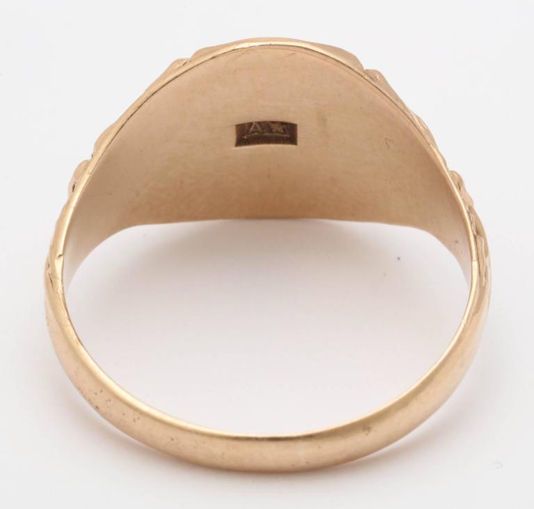 Allsop Brothers Gold Signet Ring at 1stDibs | allsopp brothers jewelry
