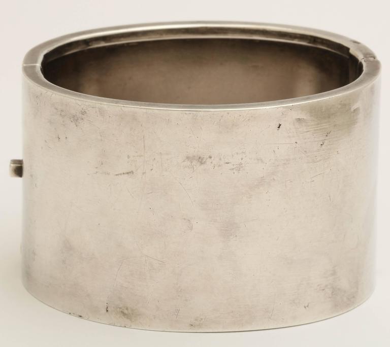 Japanese Silver Two Color Gold Aesthetic Bangle Bracelet at 1stDibs ...