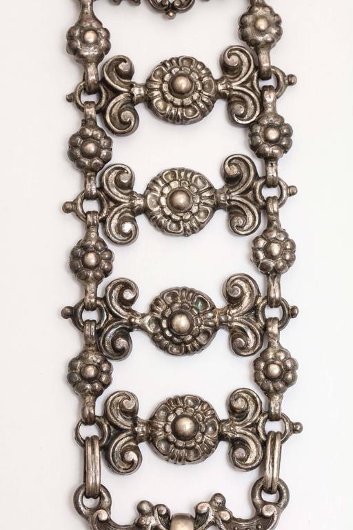 Antique Victorian Roman Revival Silver Filigree Necklace at 1stDibs ...
