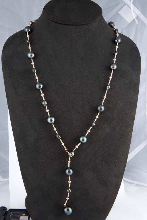 Rose Gold Multi-Styled Opera Necklace For Sale at 1stDibs