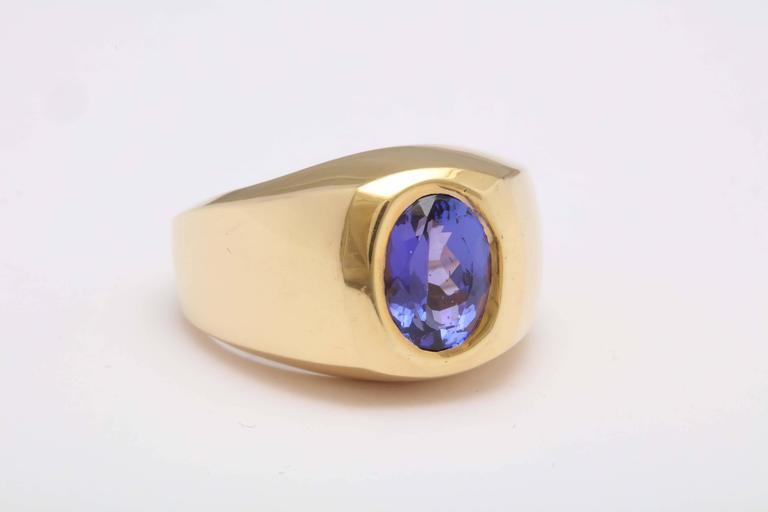 Tanzanite Men's Ring For Sale at 1stDibs | mens tanzanite ring, men's ...