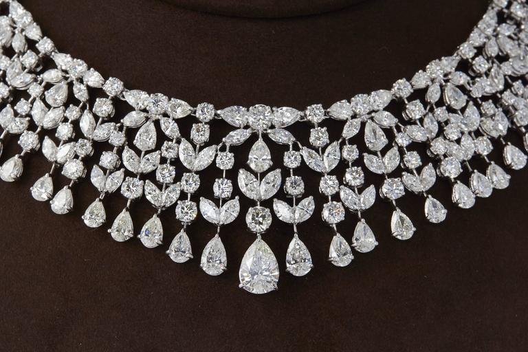 Magnificent Multi Shape Diamond Necklace For Sale at 1stDibs | multi ...