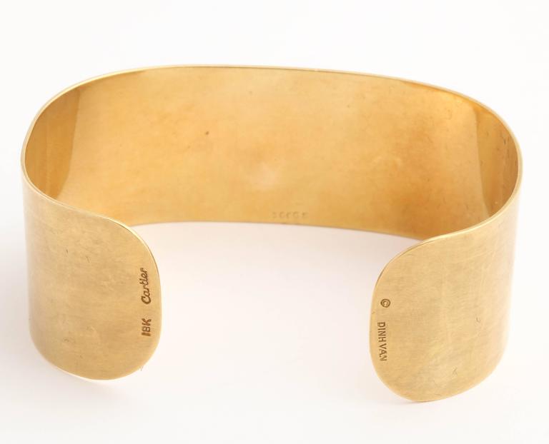Cartier Dinh Van C-Shaped Cuff Bangle Bracelet at 1stDibs | dinh van ...