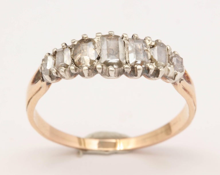 Georgian Table Cut Diamond Ring at 1stDibs | table cut ring, table cut ...