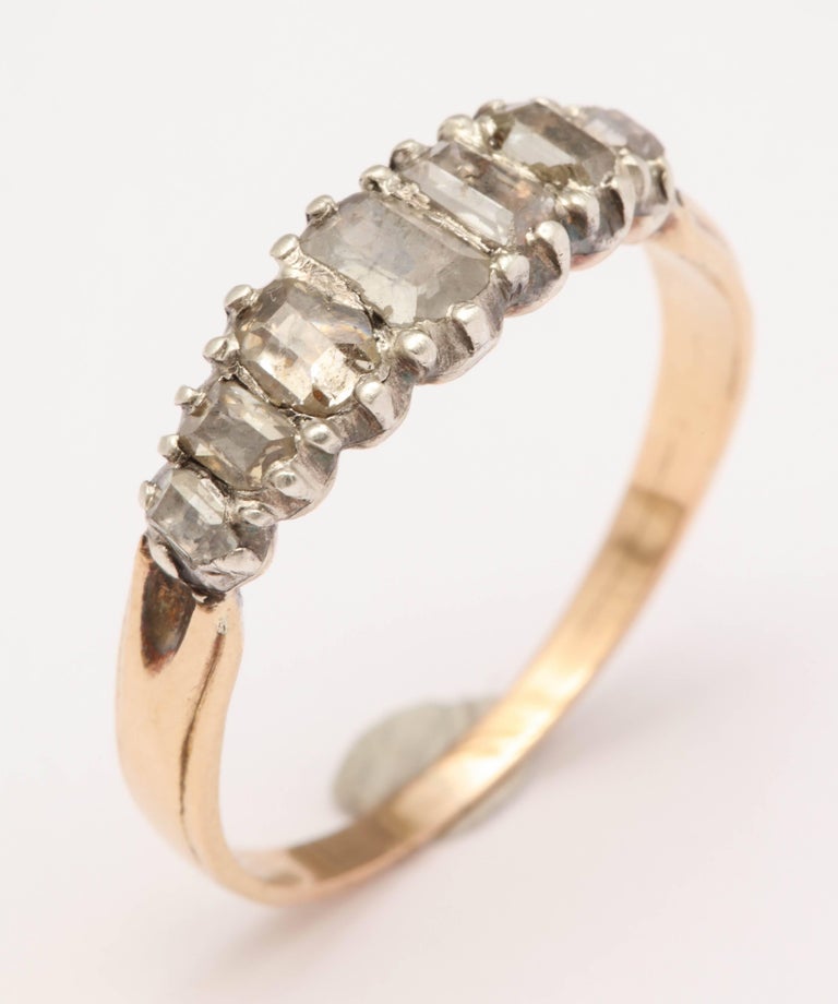 Georgian Table Cut Diamond Ring at 1stDibs | table cut ring, table cut ...